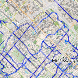 Mississauga Bike Parking Map